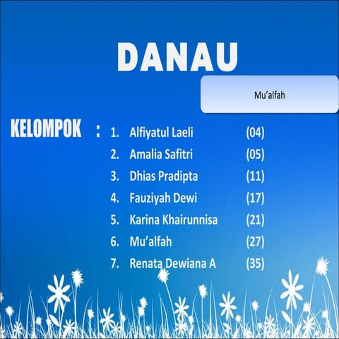 Danau | PPT
