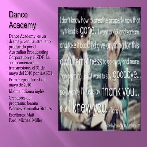 Dance academy | PPTX