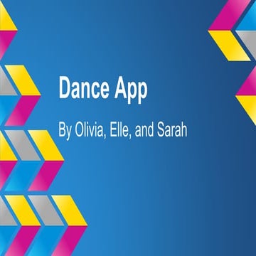Dance App Pitch Presentation | PPTX