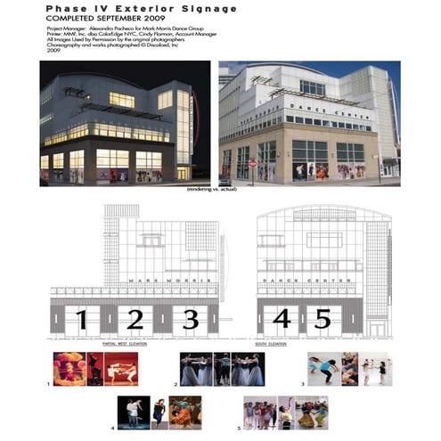 Dance Center Phase IV: Exterior Signage Project, Windows | PDF