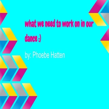 Dance presentation | PPT