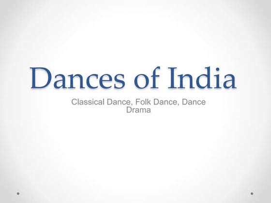 Indian Classical Dance Odissi | PPTX