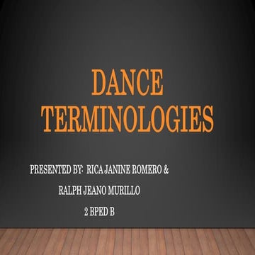 Movements in Folk Dancing | PPTX