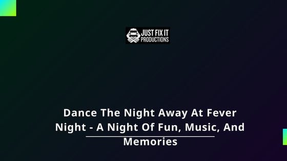 Transform Your Event With Stunning Decorations For A Night Fever Night.pptx