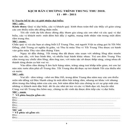 Dan chuong trinh van nghe | DOC