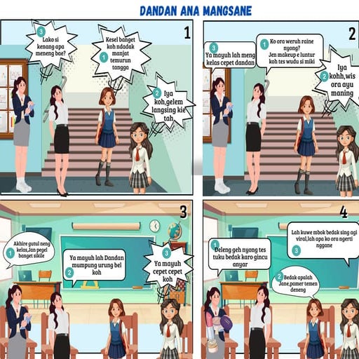 Dandan ana mangsane, Komik Bahasa jawa Banyumasan | PDF