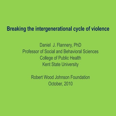 The Cycle Of Violence | PPT