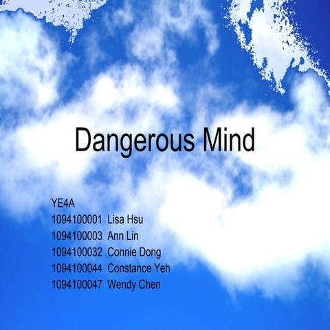 Dangerous Minds Analysis | PPT