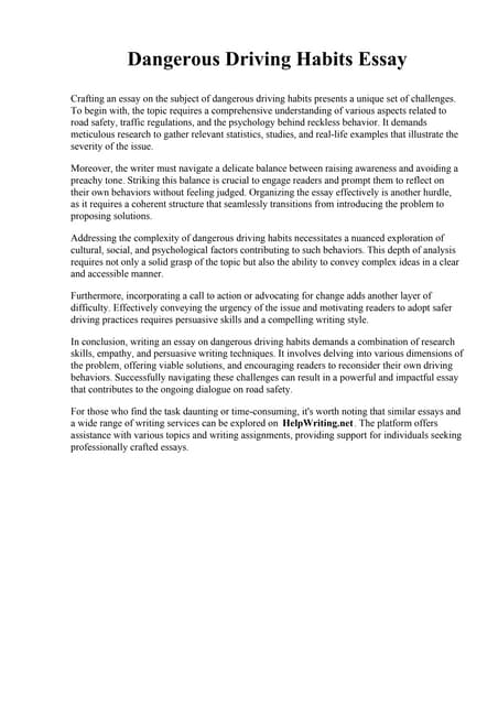 Drunk Driving Essays.pdf