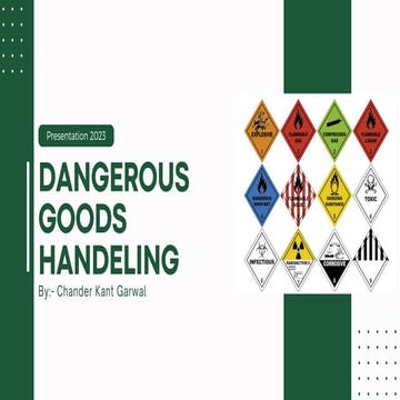 Dangerous Goods Handling.pdf for logisti | PDF