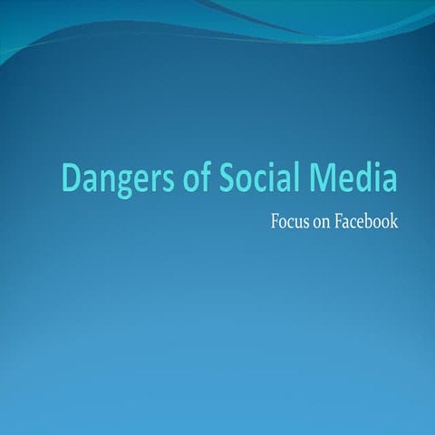 Dangers of social media | PPT