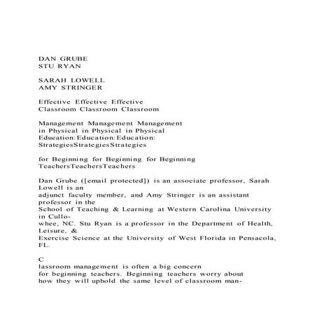 DAN GRUBESTU RYANSARAH LOWELLAMY STRINGEREffective | PDF