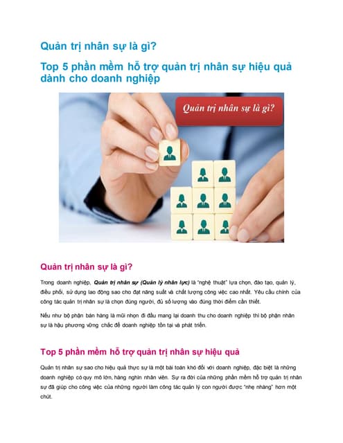 Quan ly nhan su Vietinsoft | PDF