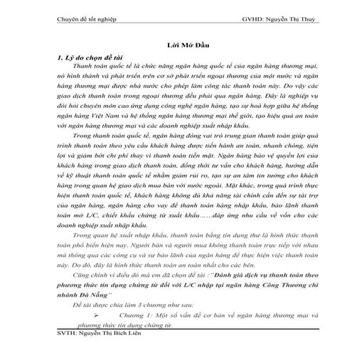 Danh gia dich vu thanh toan theo phuong thuc tin dung chung tu doi voi lc nhap tai nh cong ...