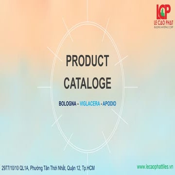 Danh muc san pham lcp | PPT