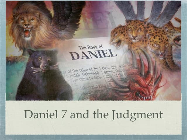 The Four Beasts - A Bible Study of Daniel 7 for Older Children | PDF