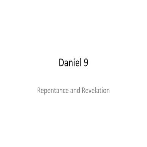 Daniel 9 | PPT