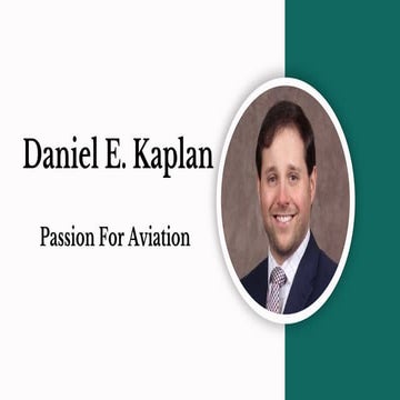 Daniel E. Kaplan - Passion For Aviation | PDF