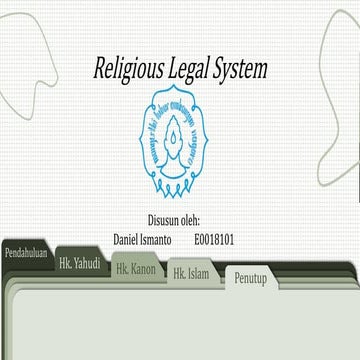 HK ISLAM_BAB I.pptx Pendahuluan, Islam, dan Hukum Islam | PPTX