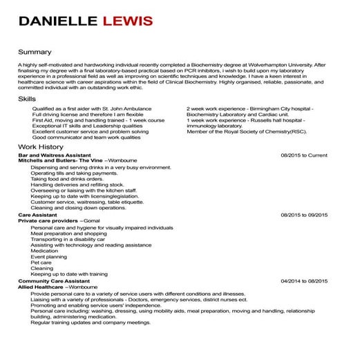 Danielle lewis | DOC