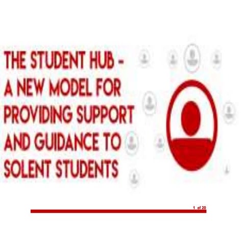 2.7 The Student Hub, a new model for providing support and guidance to ...