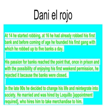 Dani el rojo | PPT