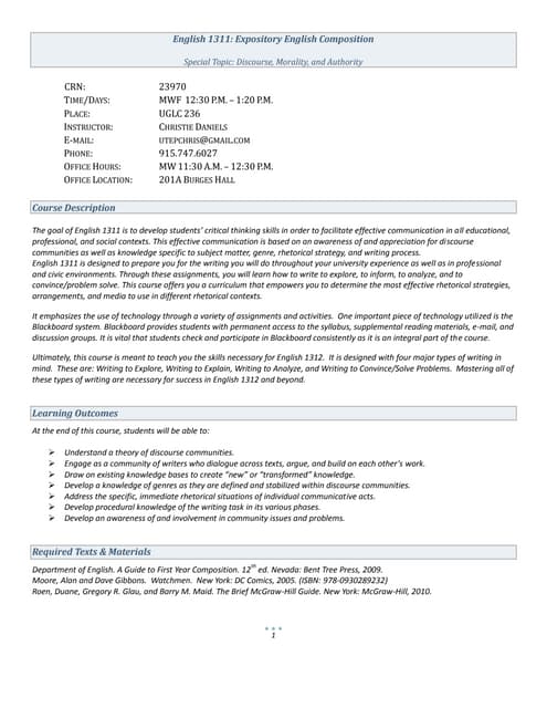 Purposive-Communication Subject in 1st year | PDF