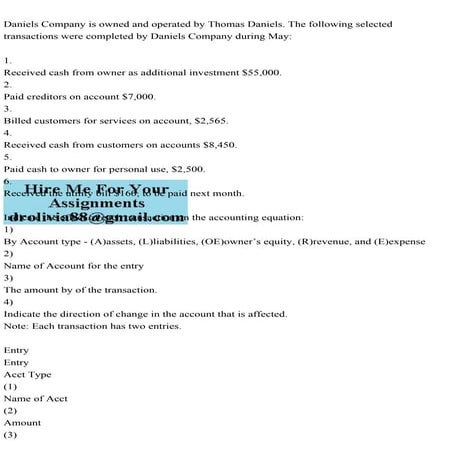 Daniels Company is owned and operated by Thomas Daniels. The followi.pdf