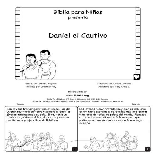 Daniel the captive spanish cb6 | PDF
