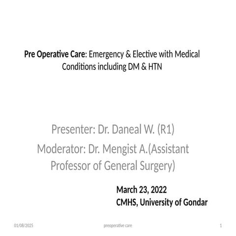 Dani Pre Operative Care finalLLLLLLLLLLLLLL.pptx