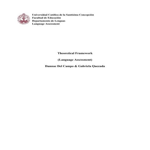 Theoretical Framework | DOCX