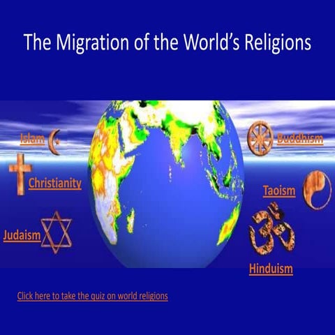 World Religions PowerPoint | PPTX