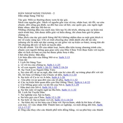 Dan nhap kinh thanh 2 | PDF