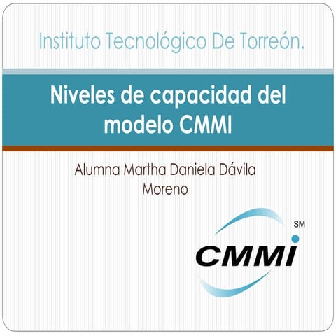 Niveles de capacidad CMMI | PPSX
