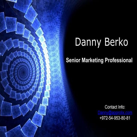 Danny Berko | PPT | Email | Internet