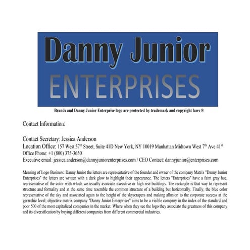 Danny junior logo final | PPT