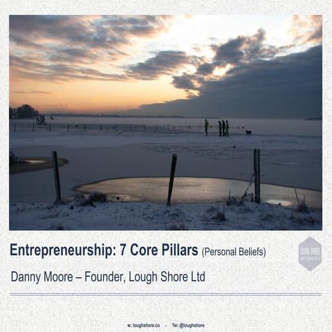 Entrepreneurship: 7 Core Pillars | PDF
