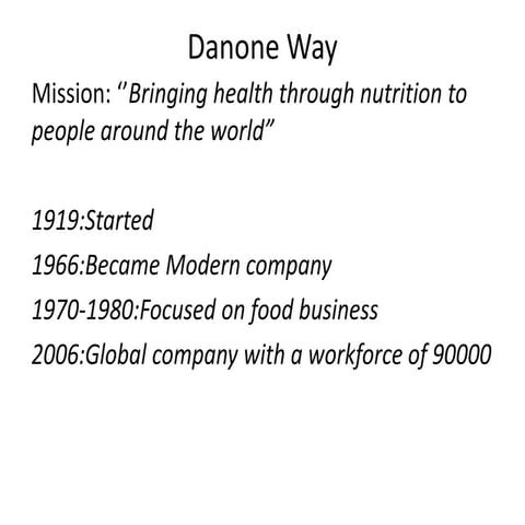 Danone | PPTX