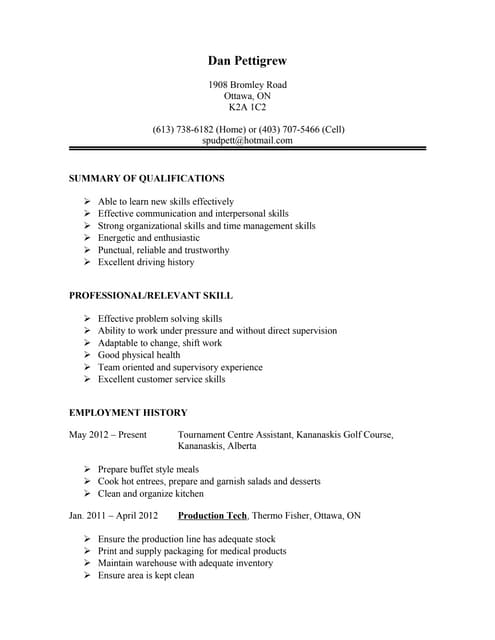 Dawn's Resume.2015