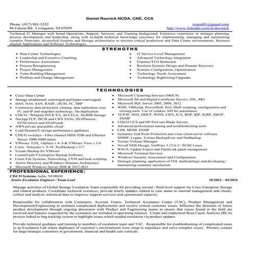 Dan reznick resume_05102016 | DOC