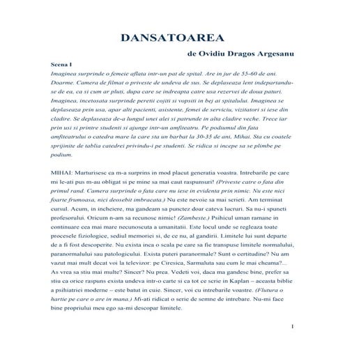 Dansatoarea | PDF