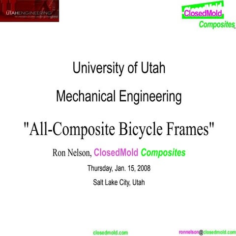 "All-Composite Bicycle Frames" | PPTX