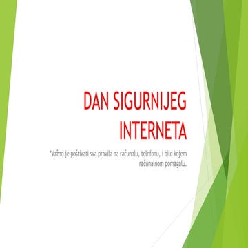 Dan sigurnijeg interneta, Andrea | PPT