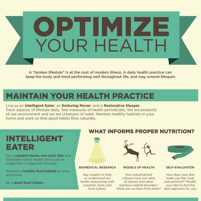 Optimize Your Health - a Dan's Plan Infographic | PDF