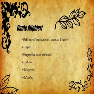 Dante Alighieri ppt. | PPTX