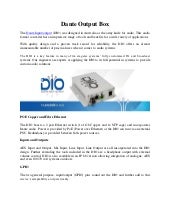 Dante Input/Output (DIO) | PDF