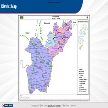 DANTEWADA TOUR CHART WITH MAP AND OTHER DETAILS | PPT