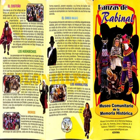 Danzas folclóricas de Rabinal, Baja Verapaz | PDF