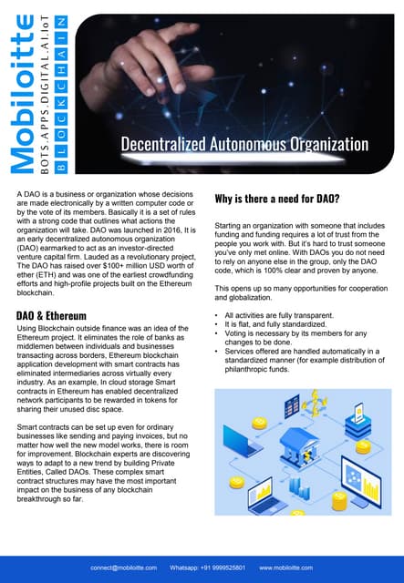 The Rise of DAO in 2025 for Startups and Entreprises | PDF