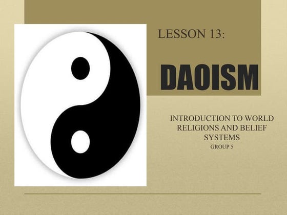 Taoism | PPTX | Buddhism | Religion & Spirituality